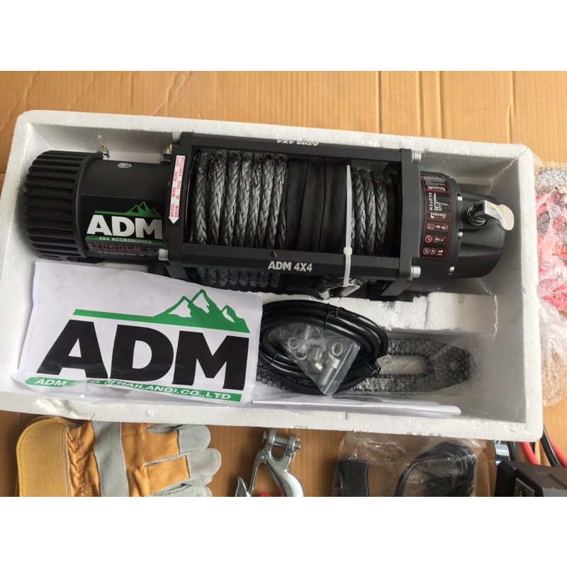 วินซ์ไฟฟ้า12V ADM Winch 12000 LBS135000 LBS | Shopee Thailand