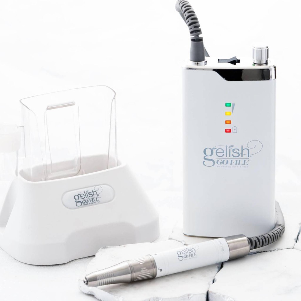 GELISH GO FILE HYBRID ELECTRIC FILE.เครื่องเจียร์เล็บ นุ่มนวล/เงียบ/มือ ...