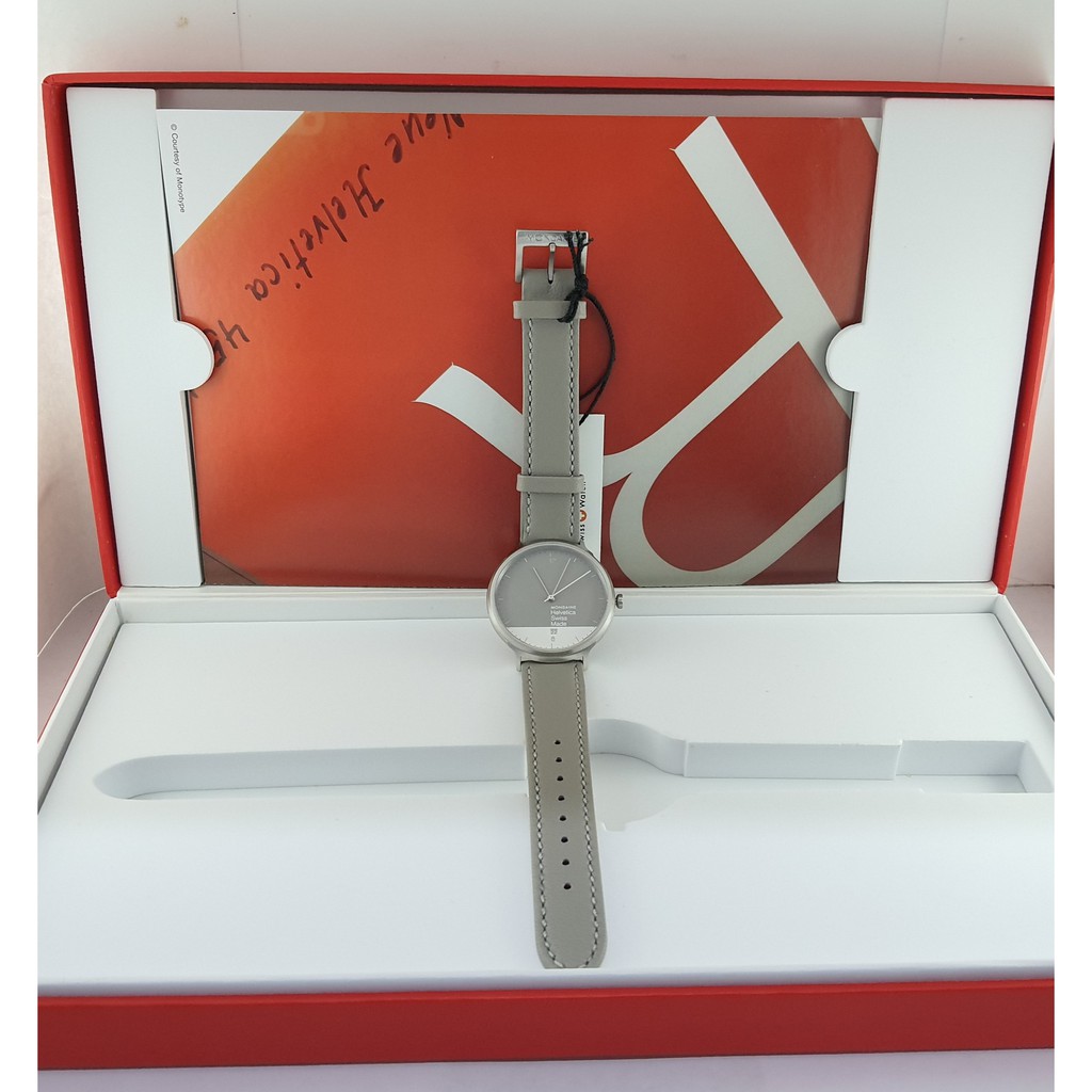 นาฬิกา MONDAINE WOMEN'S MH1.L2280.LH HELVETICA SWISS QUARTZ พร้อมกล่อง ...