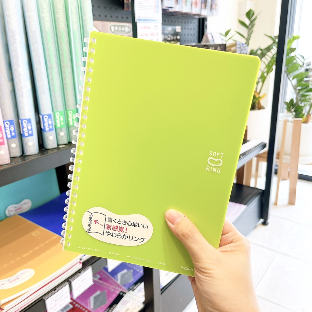 Kokuyo Campus SOFT RING NOTEBOOK MEMO PAD B5/A5 รุ่น ス-SV301BT (สมุดสันนิ่ม) | Shopee Thailand