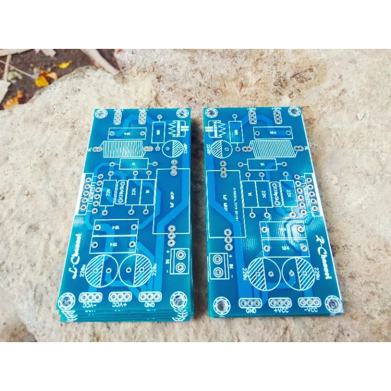 เครื่องขยายเสียง PCB STEREO LM3875 LM3875T LM3875TF GAINCLONE 1 คู่ ...