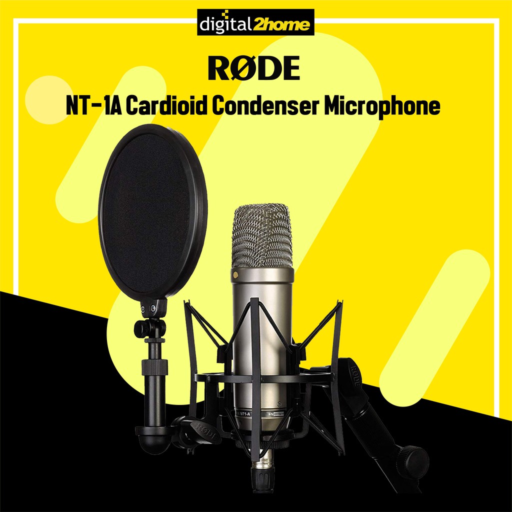 Rode NT-1A Cardioid Condenser Microphone (รับประกันศูนย์) | Shopee Thailand