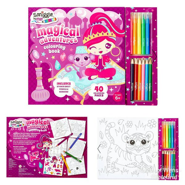 SMIGGLE magical adventures coloring book ของแท้ สมุดระบายสีจาก Smiggle ...