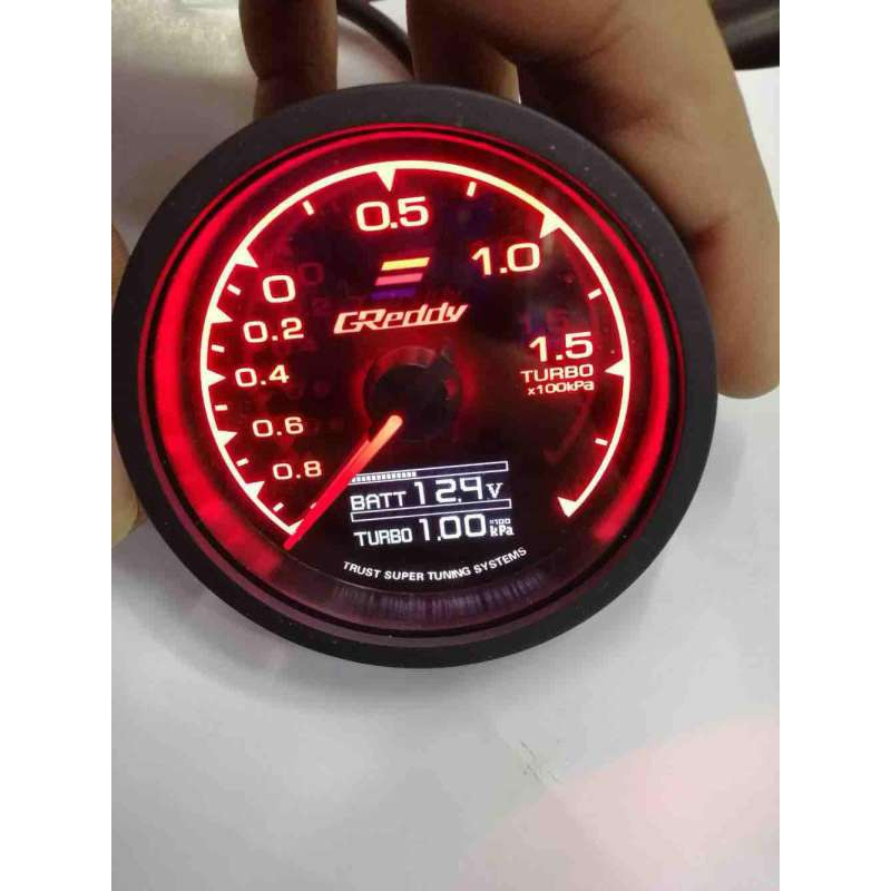 เกจวัด บูส greddy 7สี 2in1 มีดิจิตอลบอก voltในตัว | Shopee Thailand