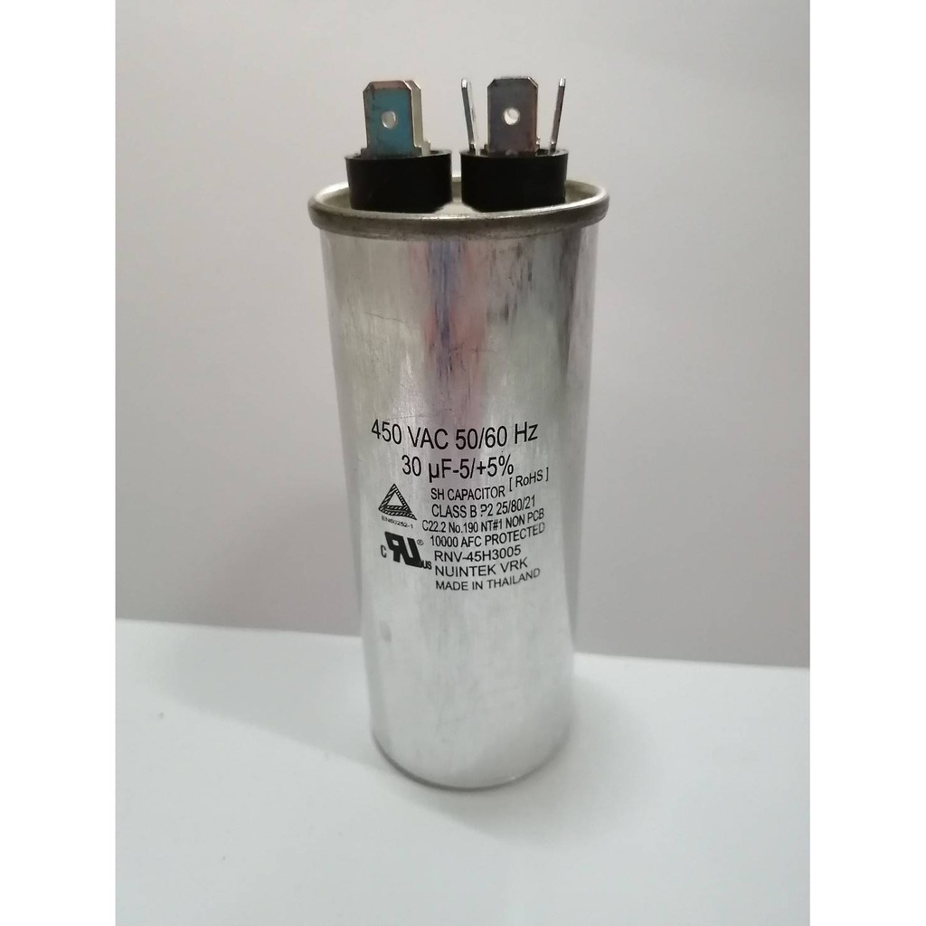 ลดล้างสต๊อก!! Capacitor คาปาซิเตอร์ SH Capacitor (2 ขั้ว) 30uF | Shopee Thailand