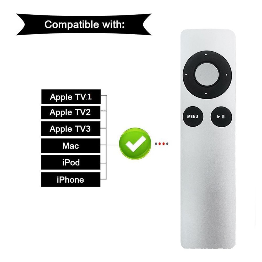 รีโมตคอนโทรล แบบเปลี่ยน สําหรับ Apple TV1 TV2 TV3 Mini MC377LL/A ...
