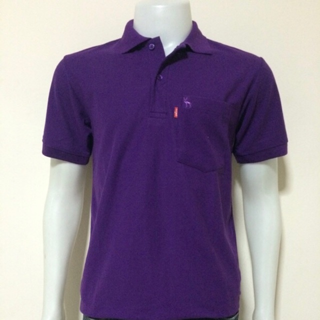 เสื้อโปโลสีม่วงเข้ม Geeko แท้ 100% | Shopee Thailand