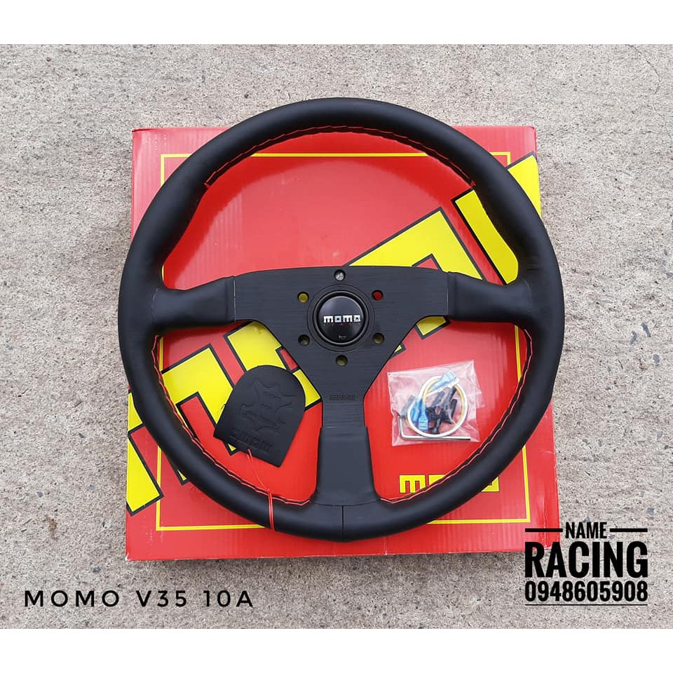 พวงมลัย MOMO V35 งาน 10A ก้านตรง หนังเรียบ ขนาด350mm งานเย็บด้าย แดง และ ฟ้า งานเหมือนระดับ10a ...