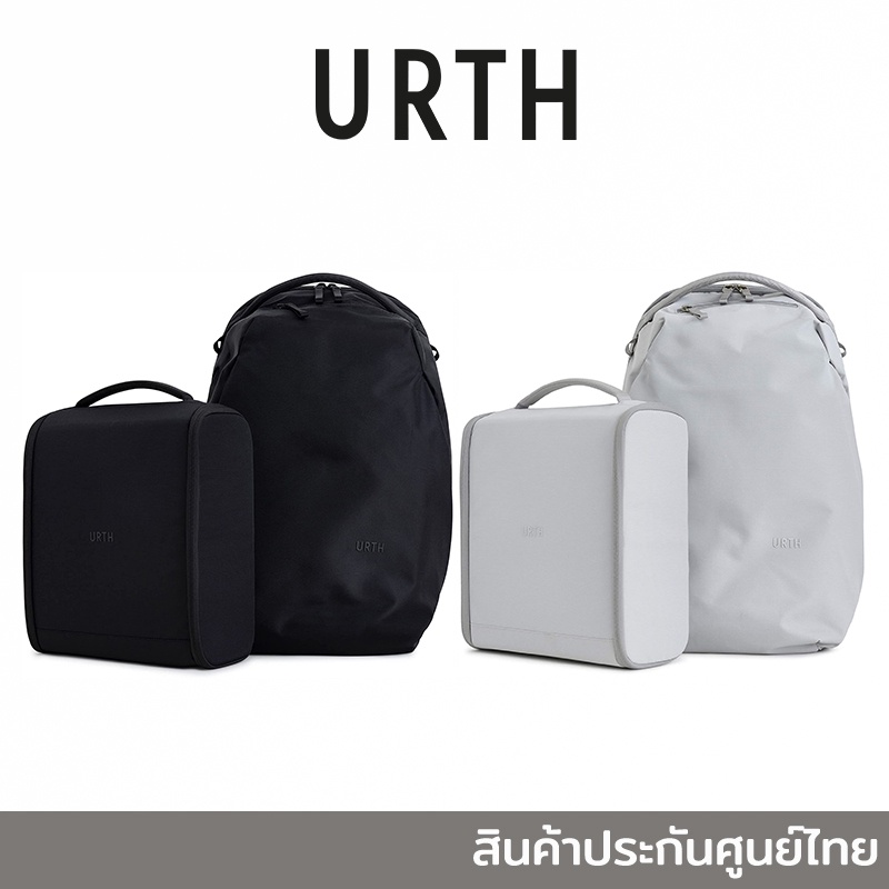 URTH Norite 24L Backpack + Camera Insert (Black/Ash Grey) Weatherproof สินค้าประกันศูนย์ไทย ...