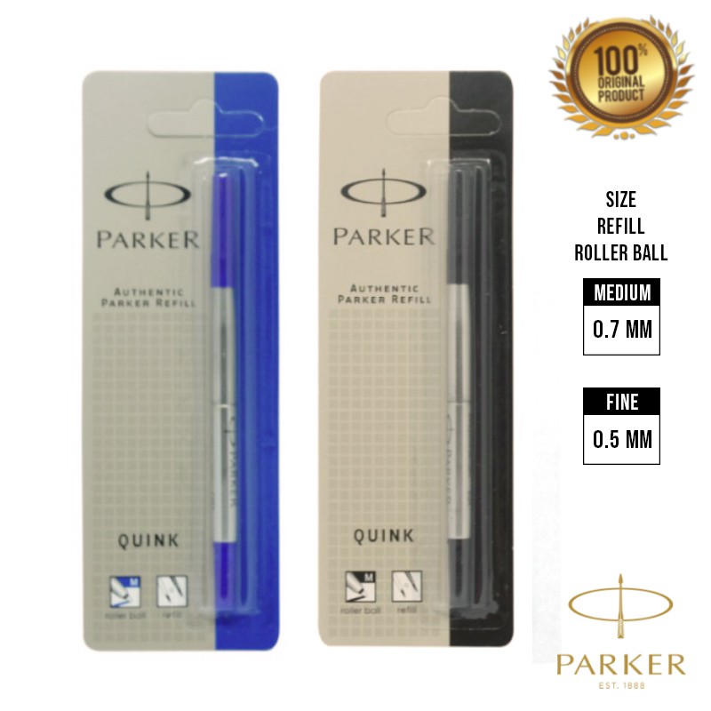 Original Parker Rollerball Ink Refill/Refill | Shopee Thailand