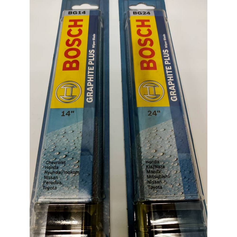 ใบปัดน้ําฝน Bosch 14 24 Clearance Oldstock BG14/BG24 Graphite Plus ...