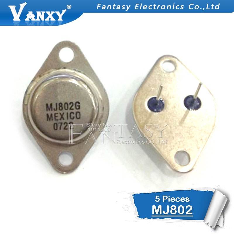 ไตรโอดซีลทองคํา MJ802 TO-3 MJ802G 30A 100V 200W NPN 5 ชิ้น | Shopee ...