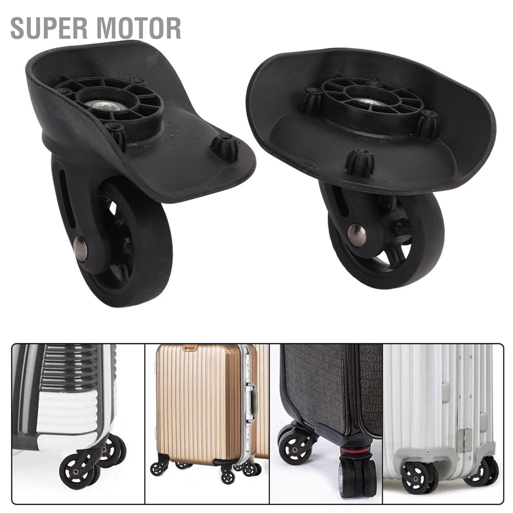 Super Motor 2Pcs Suitcase Luggage Casters Durable Excellent Workmanship ...