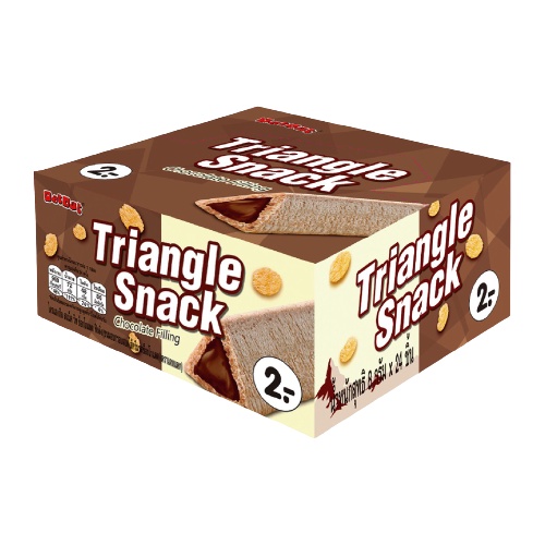 Triangle Snack Chocolate /Milk (แพ็ค 24 ชิ้น) | Shopee Thailand