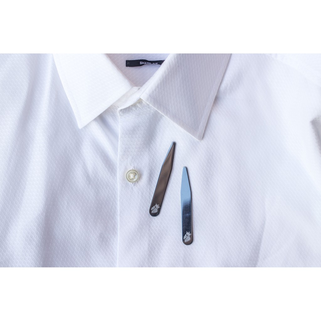 [จัดส่งเร็ว] ⊿Dandy Collar Stay 2 inches l ที่ดันคอปกเสื้อ (Collar ...