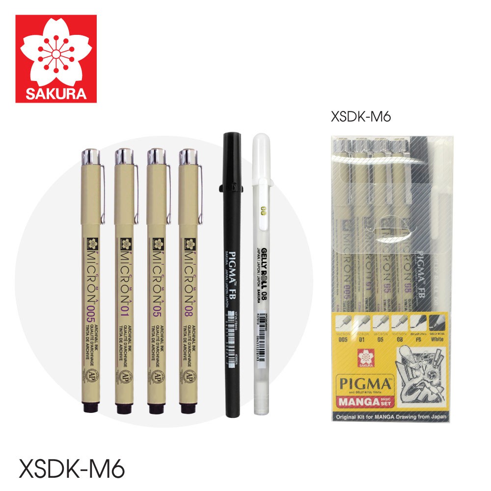SAKURA (ซากุระ) ปากกาพิกม่า Pigma Pen SAKURA รหัส XSDK | Shopee Thailand