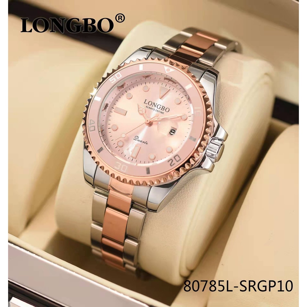 LONGBO 80785แฟชั่นผู้หญิงกันน้ำ Quartz นาฬิกาผู้หญิงหรูหราสแตนเลส ...