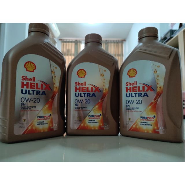 Shell Helix Ultra SAE 0W-20 ขนาดขวด 1 ลิตร | Shopee Thailand