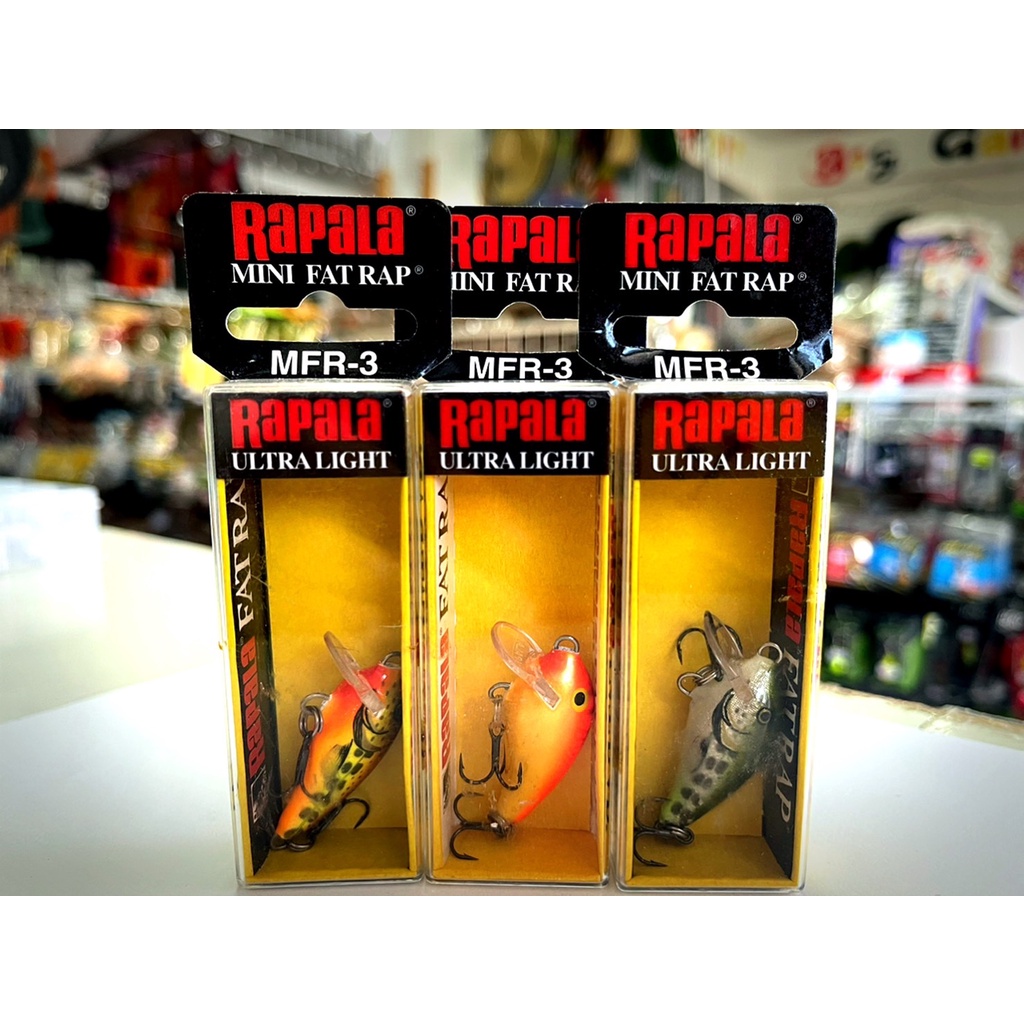 เหยื่อปลอม RAPALA MINI FAT RAP MFR-3 ปลาปลอม ราพาล่า ขนาด 3 cm. 4g ...