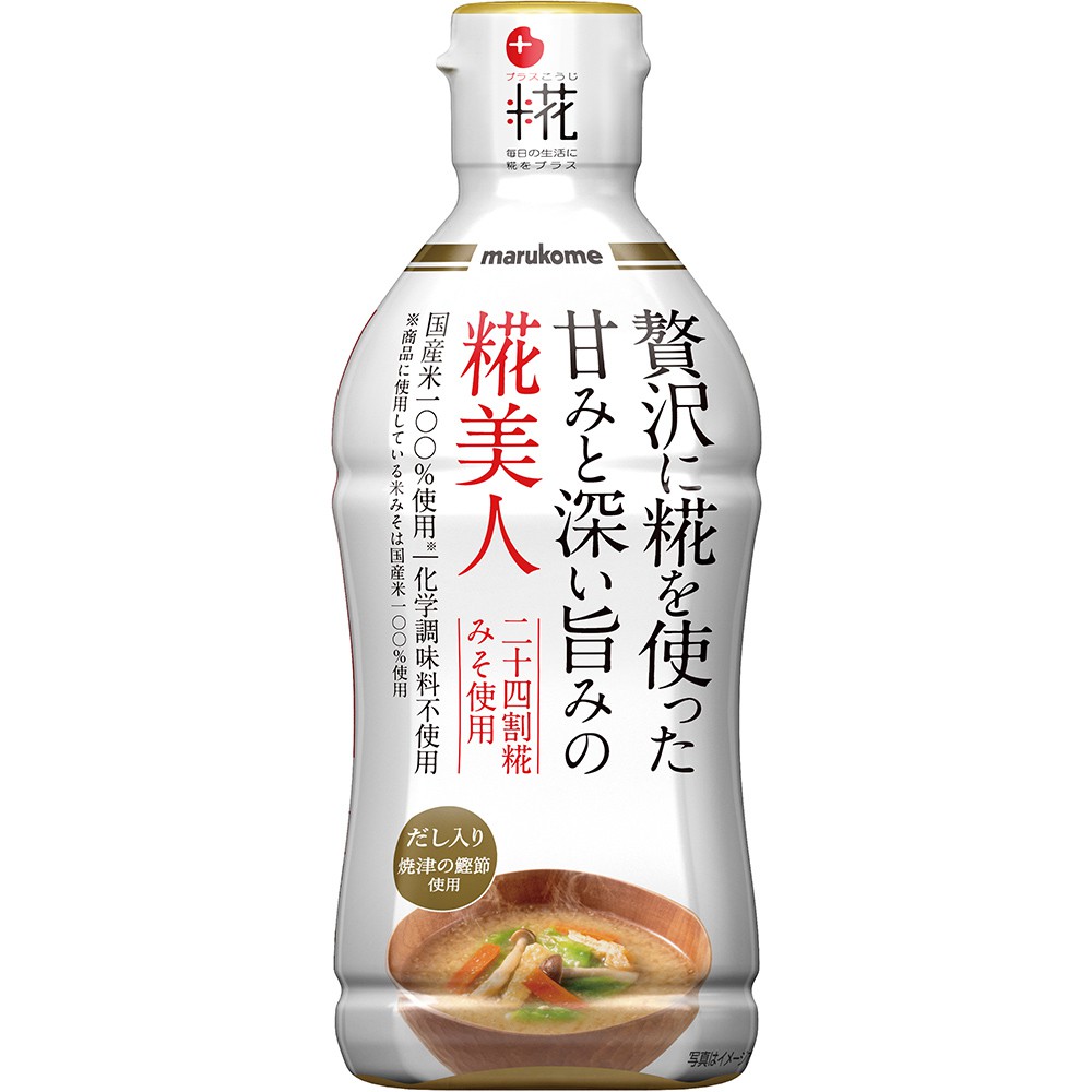 Marukome มิโซะ แบบขวดใช้ง่าย เก็บสะดวก มิโสะ มารุโกเมะ มี6แบบให้เลือก 430กรัม ทำได้25ที่ ...