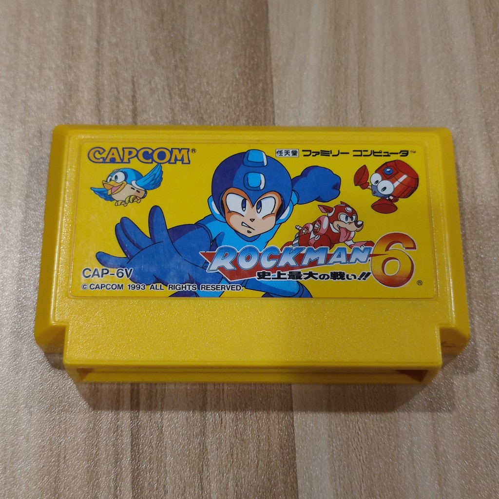 เกม Rockman 1-6 และ Rockboard Famicom / Family Computer / FC / NES ร็อค ...