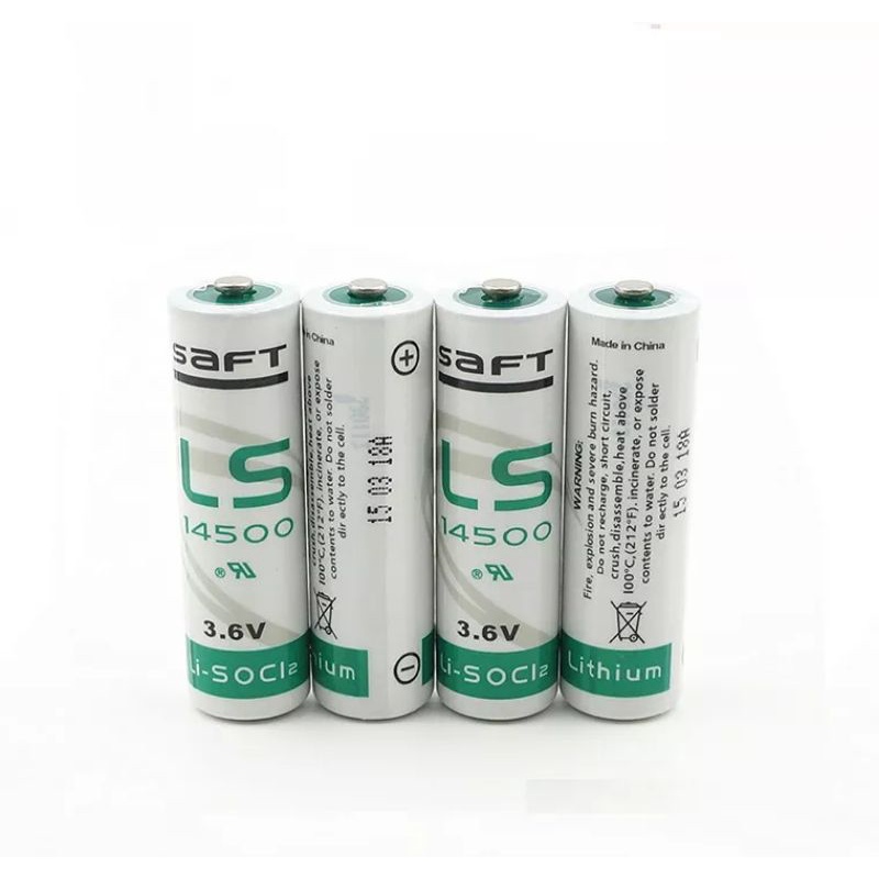 SAFT LS14500 14500 LS-14500 CER14505 AA 3.6V 2600mah แบตเตอรี่ลิเธียม ...