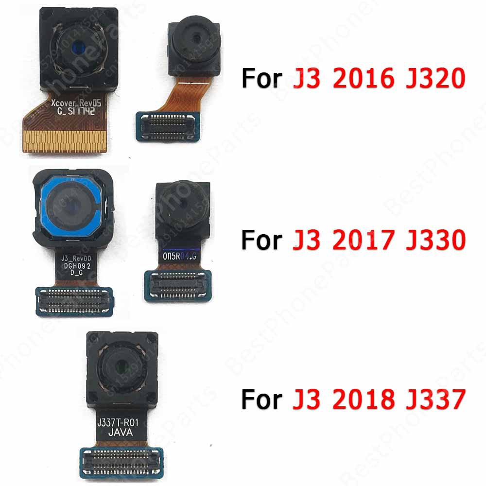 แท้ อะไหล่โมดูลกล้องเซลฟี่ ด้านหน้า และหลัง สําหรับ Samsung Galaxy J3 2018 2016 2017 J337 J320 ...