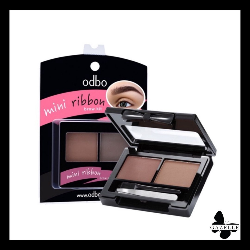 ODBO Mini Ribbon Brow Kit [5g.] #OD777-02 เพื่อคิ้วสวยงามเนรมิตด้วยที่ ...