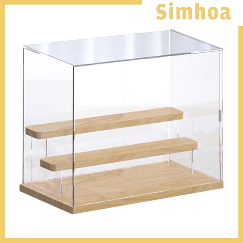[SIMHOAMY] Clear Acrylic Riser Display Case Stand Storage Organizer for ...
