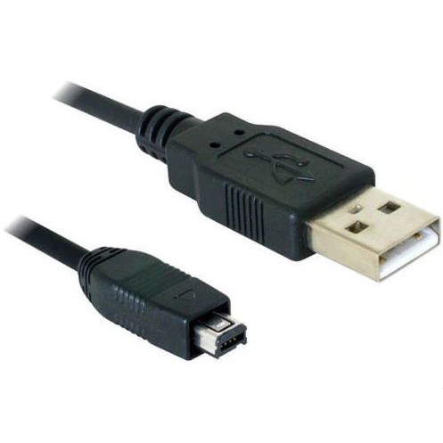 สาย USB to Mini 4p USB สายต่อกล้องกับคอมพิวเตอร์ 1.8 ม. ( USB 2.0A to ...