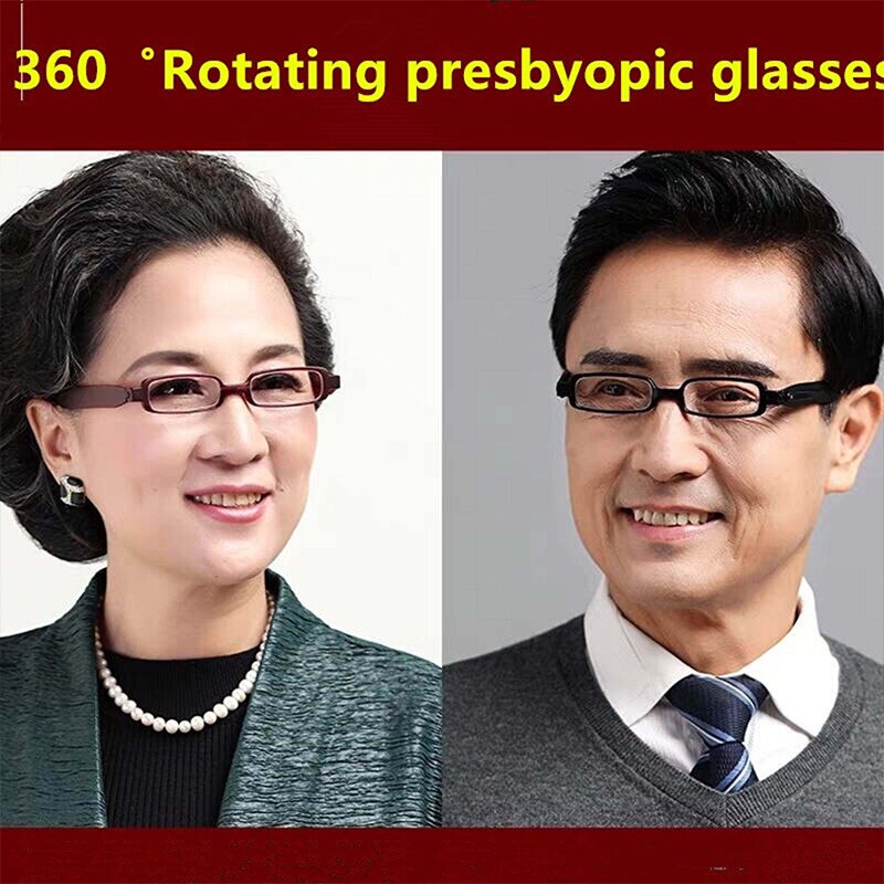 Ptq แว่นตาอ่านหนังสือ TR90 ป้องกันแสงสีฟ้า หมุนได้ 360 องศา พับได้ สําหรับผู้ชาย และผู้หญิง ...