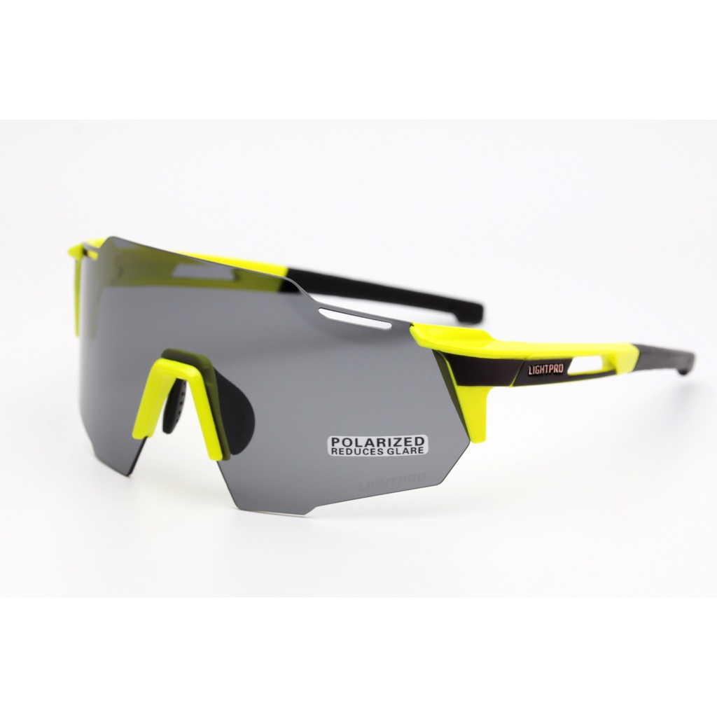 แว่นกันแดด LIGHTPRO รุ่น LP005 แว่นวิ่ง/แว่นกีฬา/แว่นขี่จักรยาน แถมฟรีเลนส์เปลี่ยน 3 เลนส์ ...