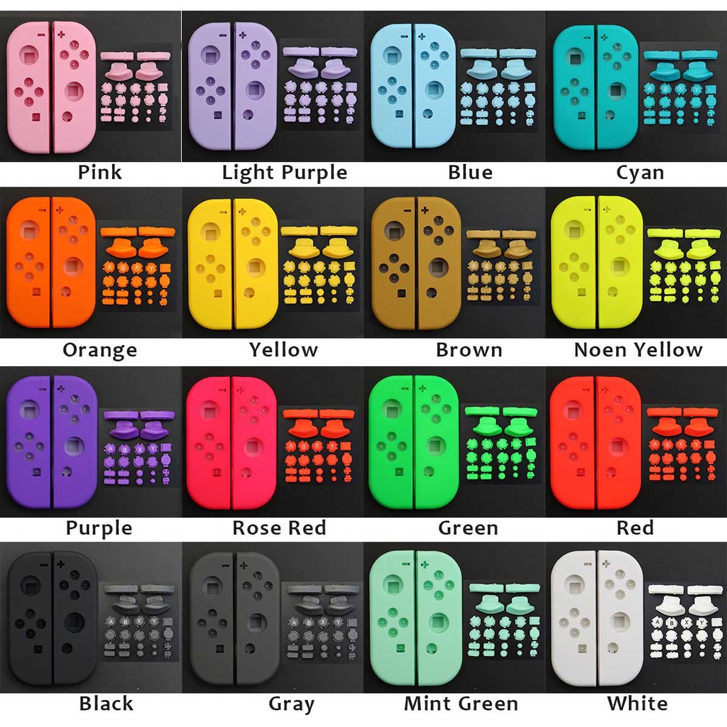 เคสปุ่มกดควบคุม สําหรับ Switch JoyCon L R ZL ZR SL SR ABXY Nintendo NS ...