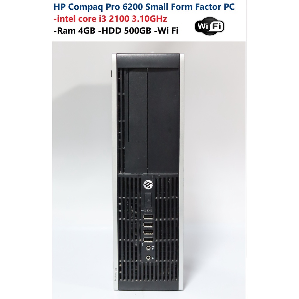 HP Compaq Pro 6200 Small Form Factor PC -intel core i3 2100 3.10GHz ...