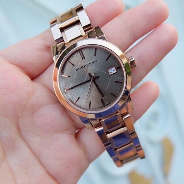 BU9135 ขนาด 34 มม. โรสโกลด์ สวยมากจ้า | Shopee Thailand