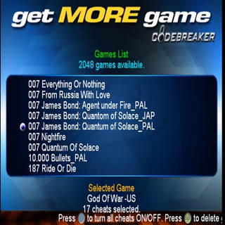 แผ่นเกมส์ PS2 (คุณภาพ) Code Breaker Version 10 | Shopee Thailand