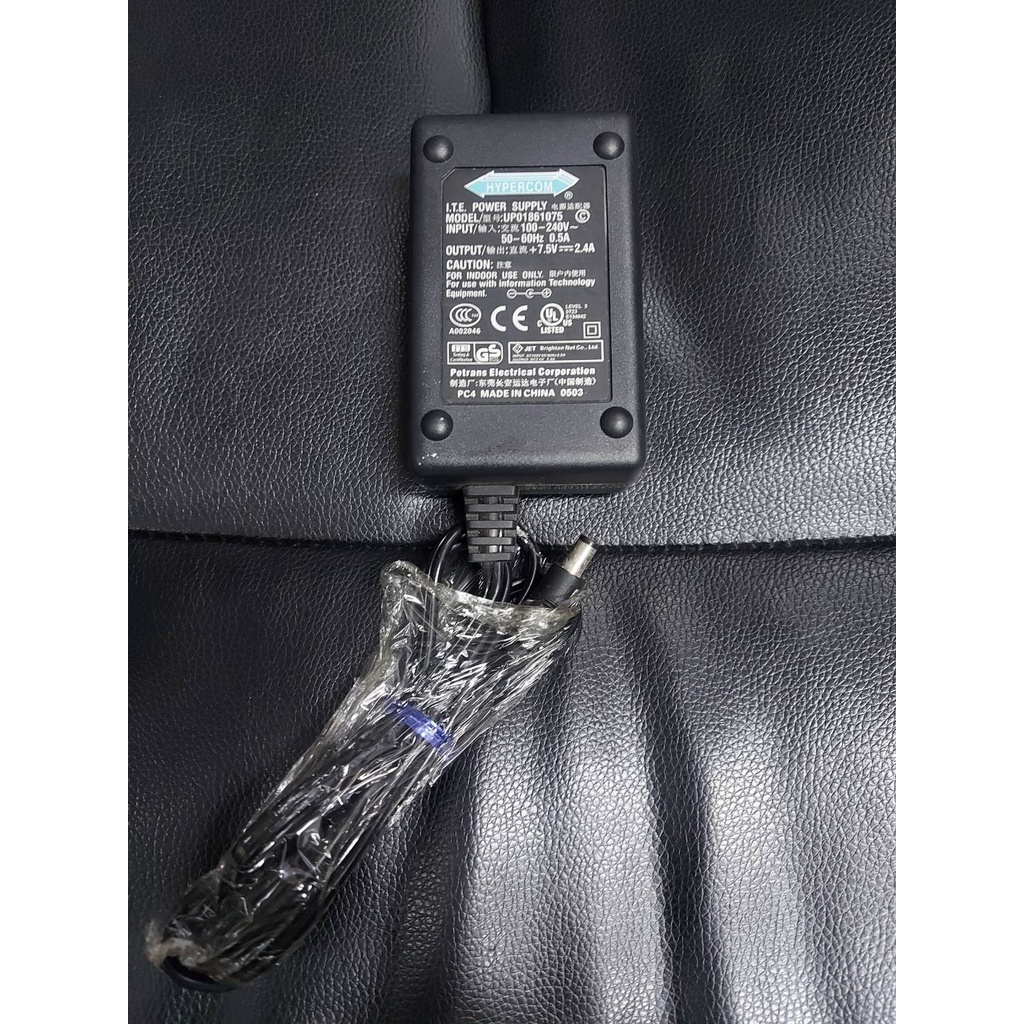 อแดปเตอร์ Hypercom switching power supply ไฟเข้า100-240V 0.5A ออก+7.5V ...
