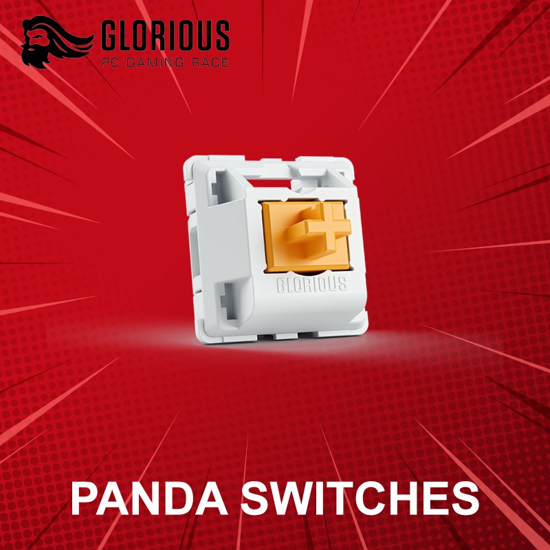 สวิตช์ Glorious Panda Switches ประกันศูนย์ 1 ปี | Shopee Thailand