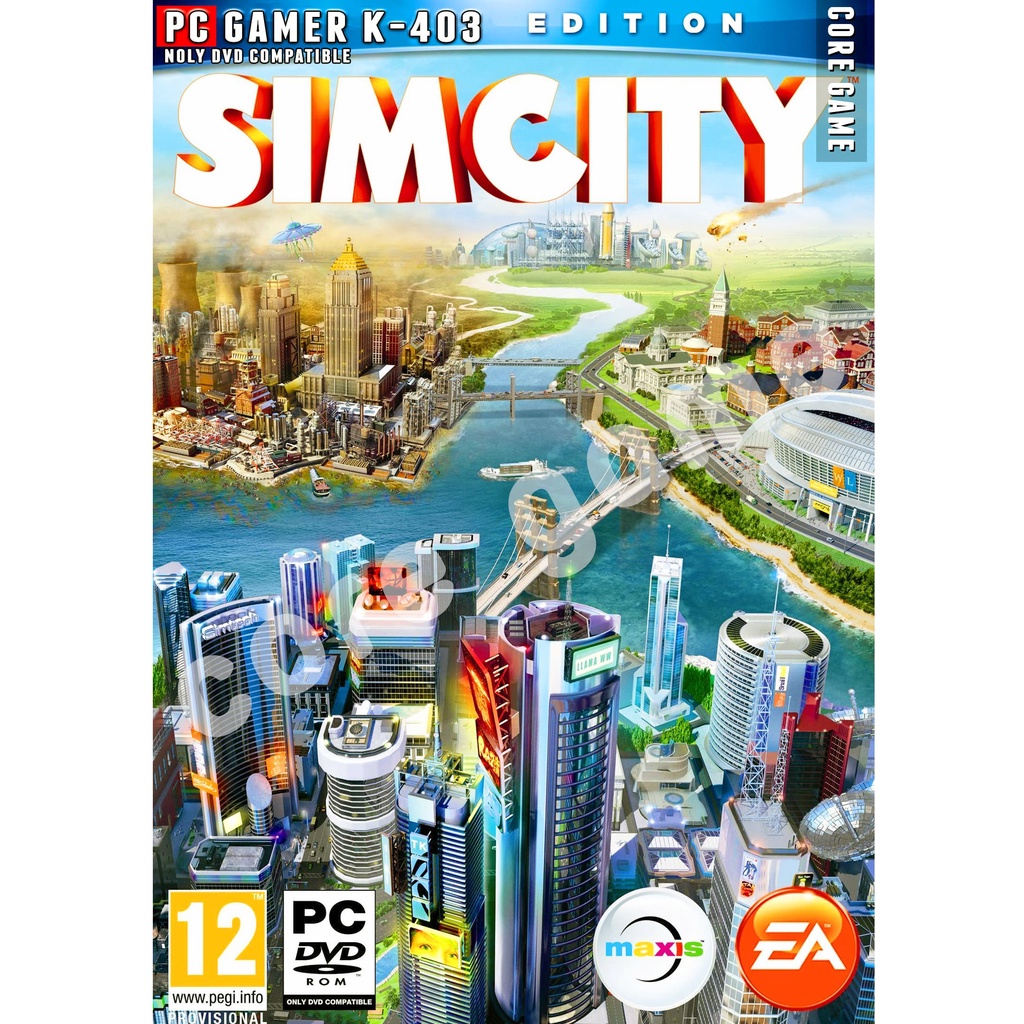 GAME PC SimCity แผ่นเกมส์ แฟลชไดร์ฟ เกมส์คอมพิวเตอร์ PC โน๊ตบุ๊ค ...