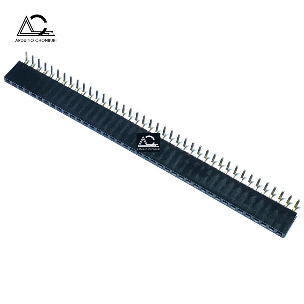 แบบฉาก 1x40 pin 2.54mm 90 degree Single Row Female | Shopee Thailand
