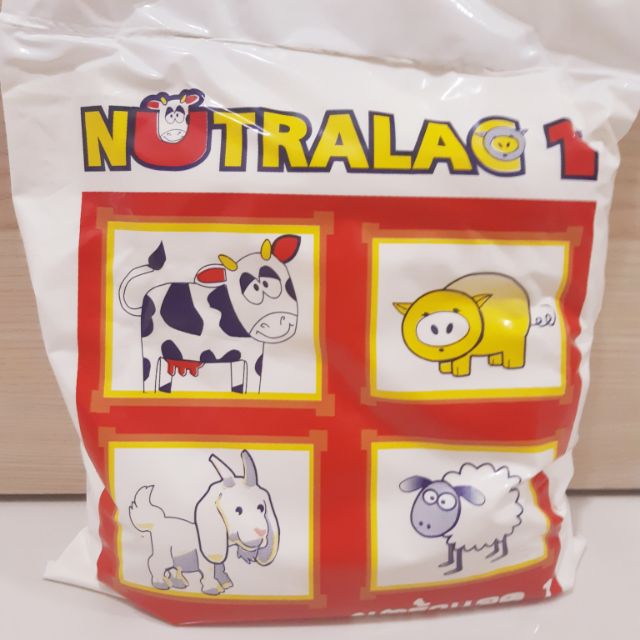 Nutralac1 นูตร้าเเลค ผลิตภัณฑ์นม ให้เเทนอาหารสัตว์ บรรจุ1kg. | Shopee ...