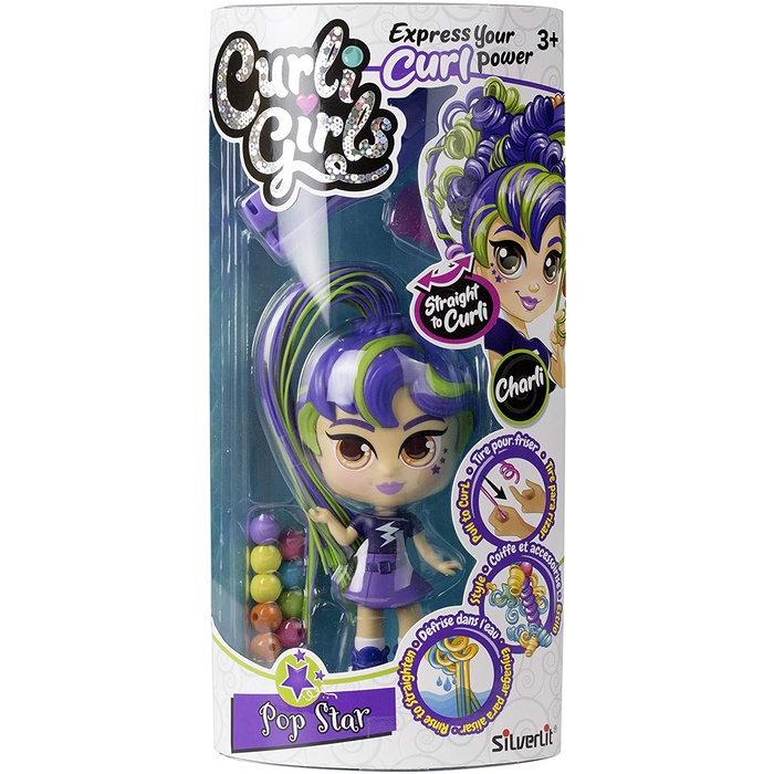 Curli Girls Hairdressing Doll Magic Hair for Infinite Hairstyles ตุ๊กตา ...