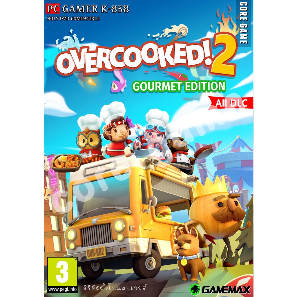Overcooked 2 (All DLC) แผ่นเกมส์ แฟลชไดร์ฟ เกมส์คอมพิวเตอร์ PC โน๊ตบุ๊ค ...