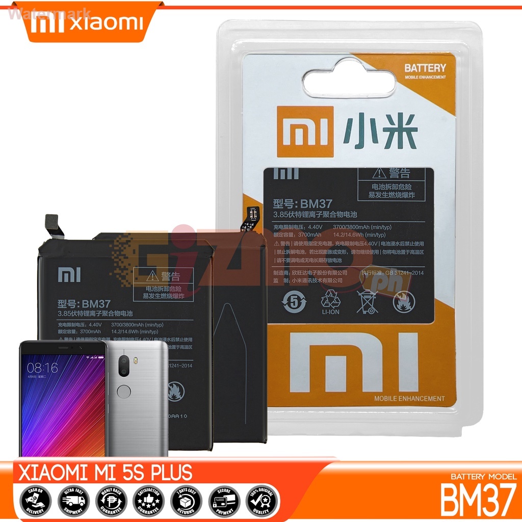 แบตเตอรี่ XIAOMI Mi 5S PLUS รุ่น BM37 3800mAh | Shopee Thailand