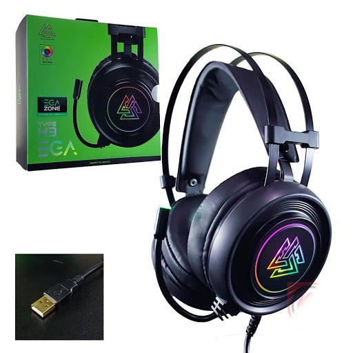 หูฟังเกมมิ่ง EGA TYPE H3, H4, H6, H8 Gaming Headset 7.1 Virtual ...