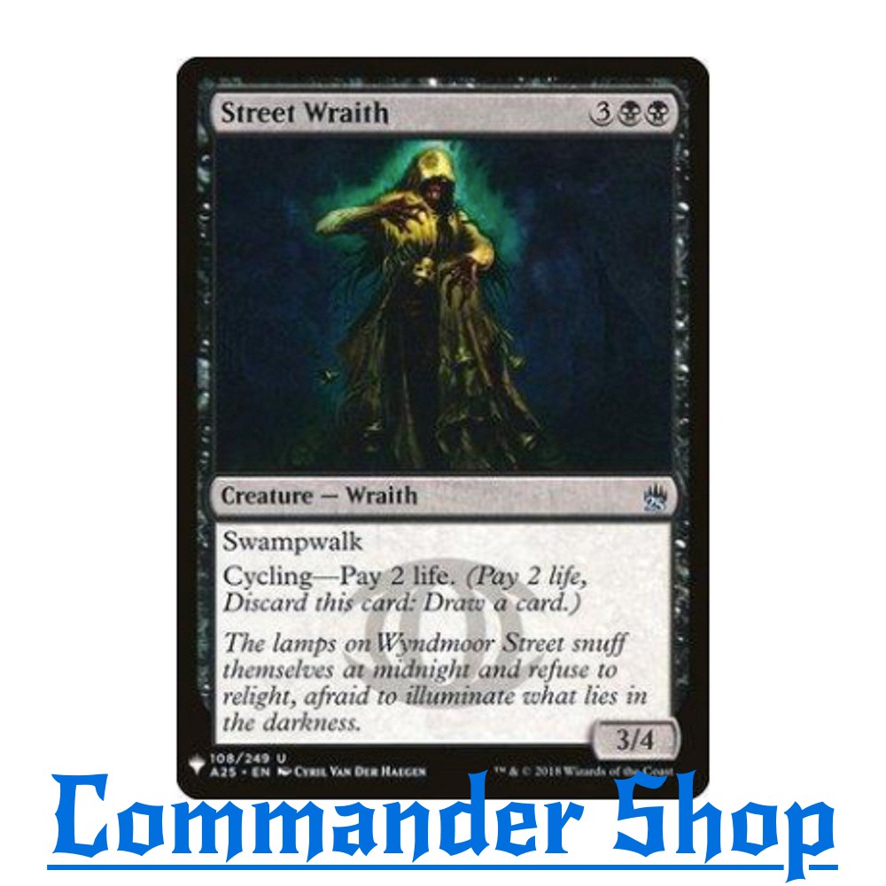 Street Wraith (Creature - Wraith) Black Mv5 Pw3/Tn4 Swampwalk Cycling ...