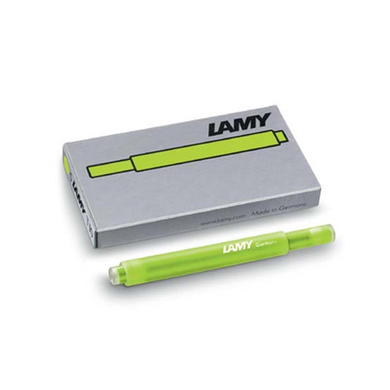 LAMY T10 Special Edition Neon Lime Pen Ink Cartridges (หมึกปากกาลามี่ ...
