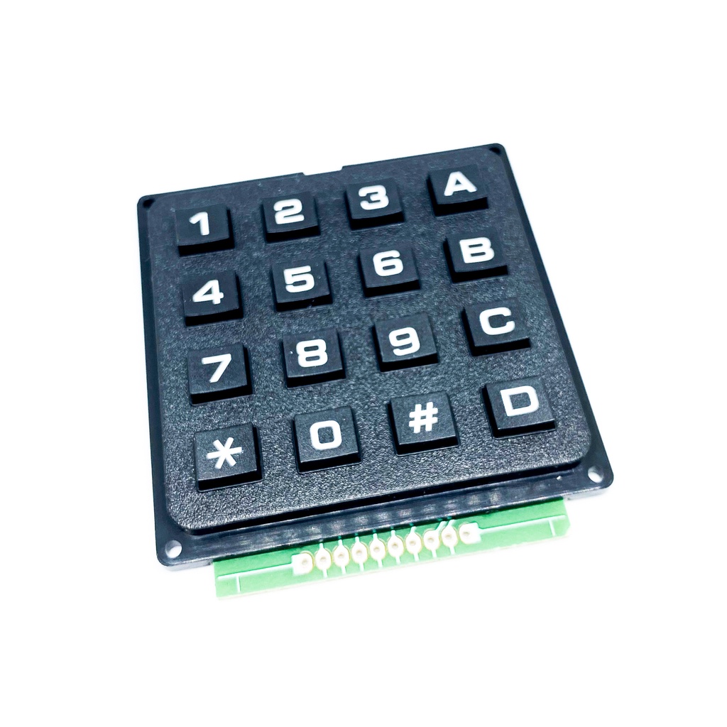 MCAK1604NBWB 4X4 Matrix Keyboard Module with Black Keypad โมดูล สวิตช์ ...