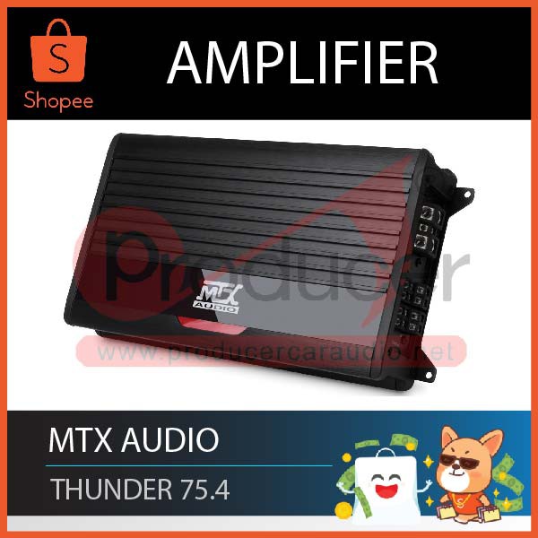 แอมป์ MTX audio THUNDER 75.4 | Shopee Thailand