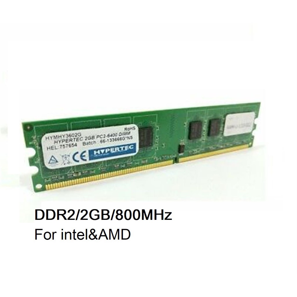 2GB DDR2 800MHz PC2-6400 for pc ram คละแบรนด์ | Shopee Thailand